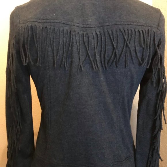 Others Follow | Jackets & Coats | Others Follow Sleeve Back Yolk Fringe ...